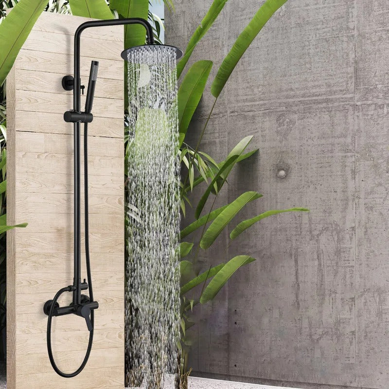 AquaStyle Wall Mount Stainless Steel Outdoor Showers#N# – AquaStyle Outdoor Showers